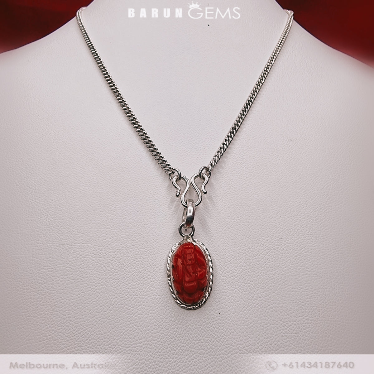 Ganesh Muga Necklace – Barun Gems